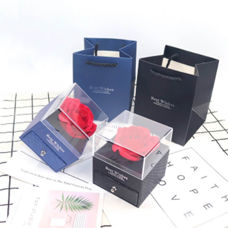 RED ROSE 'ELEGANT' JEWELLERY BOX Rising Shine Jewellery & Gifts|Unique ...